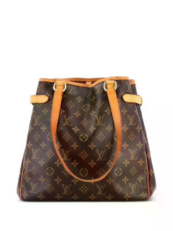 LOUIS VUITTON Monogram Vertical Tote Bag - Brown