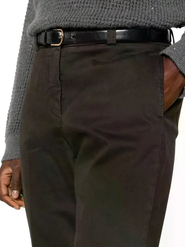 Peserico Cropped Trousers With Turned-up Hems