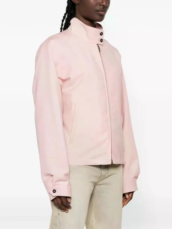 Miu Miu Embroidered Logo Jacket