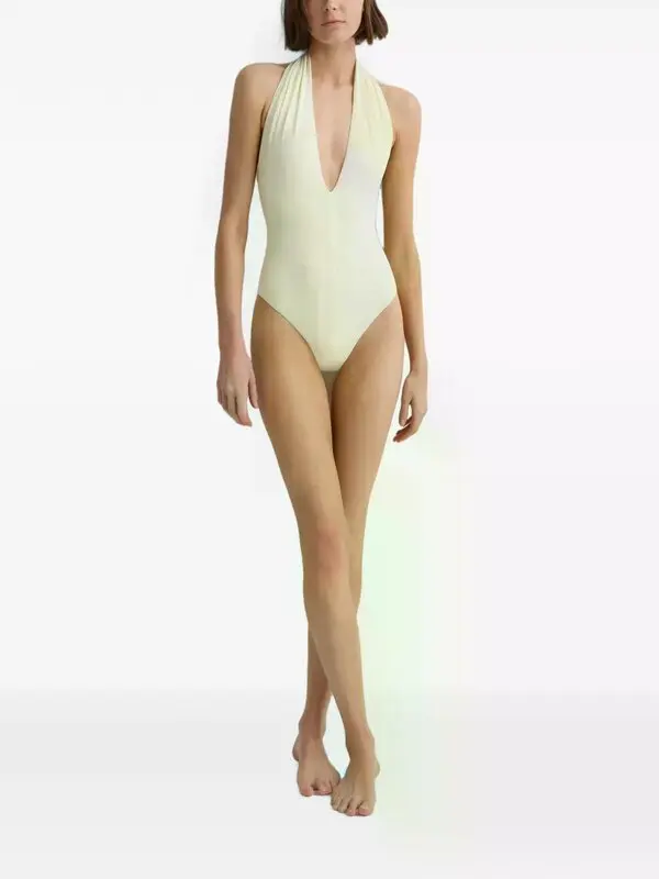 Bondi Born Blair Halterneck Swimsuit - Neutrals