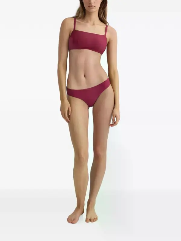 Bondi Born Anja Square-neck Bikini Top - Red