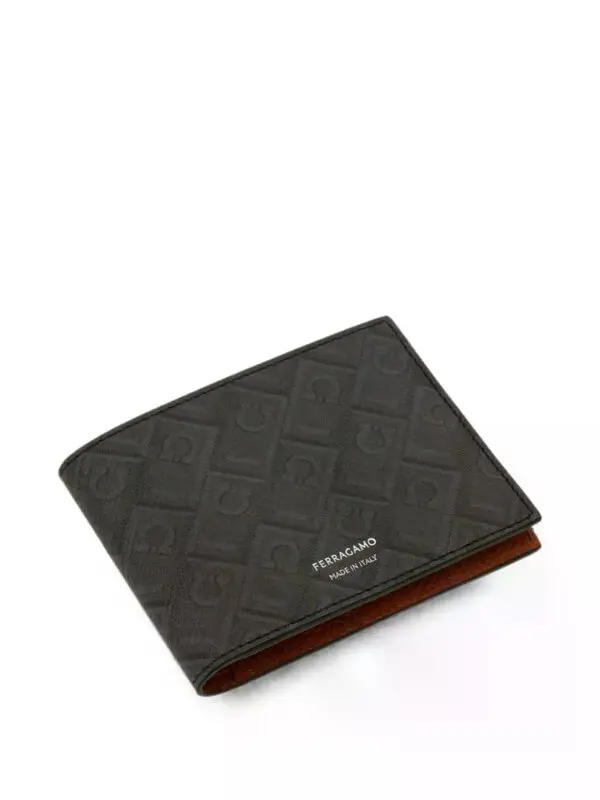 FERRAGAMO Monogram Wallet - Grey