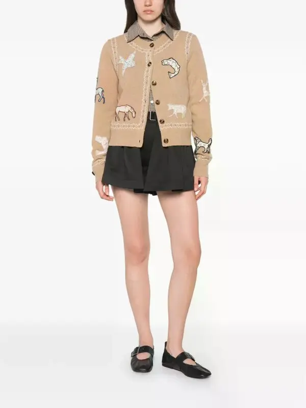 Sea Winslow Animal-patch Cardigan
