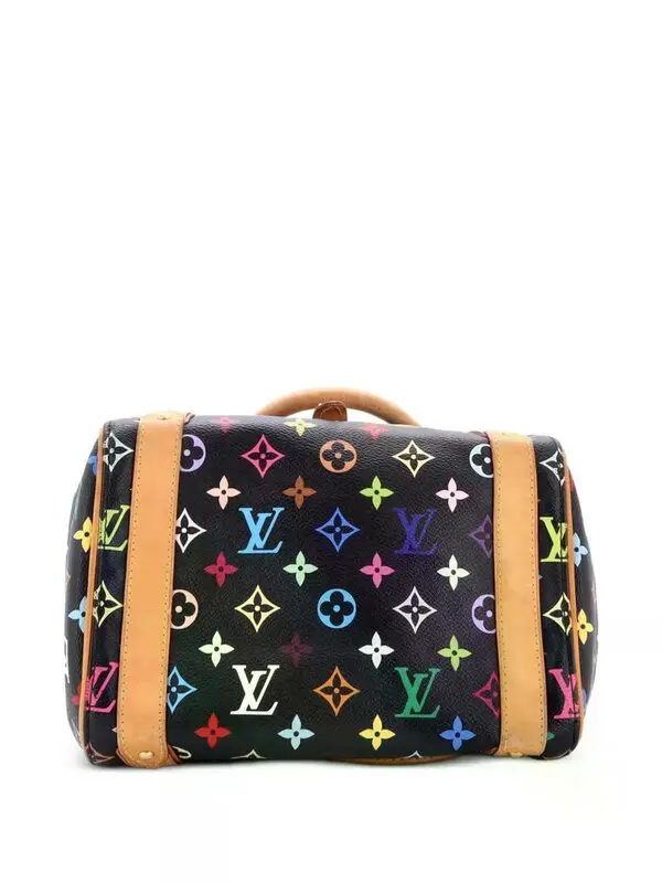 LOUIS VUITTON Priscilla Handbag Monogram Multicolor Satchel - Black