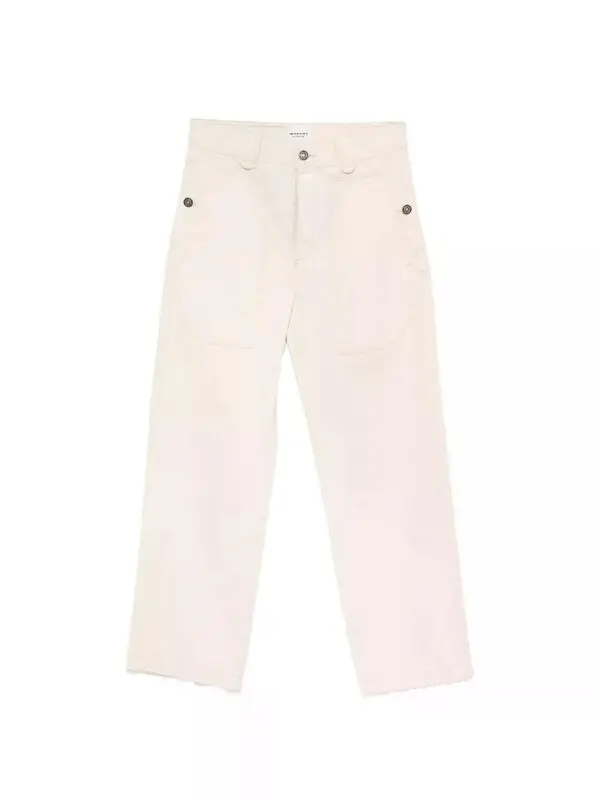 MARANT ETOILE Ermina Logo-patch Jeans - Neutrals