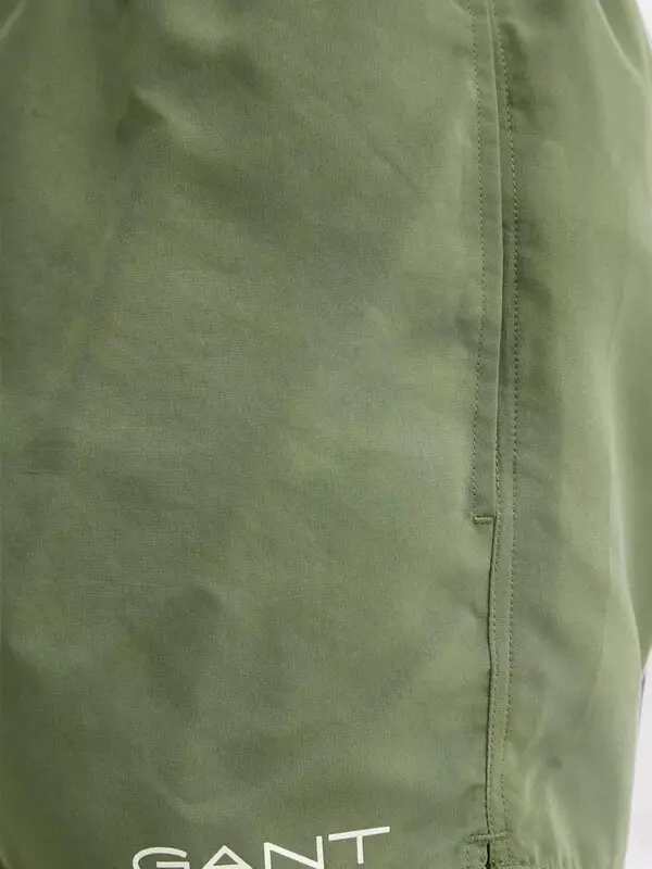 Gant Logo-print Drawstring Swim Shorts