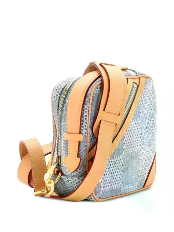 LOUIS VUITTON Damier 3d Denim Crossbody Bag - Blue