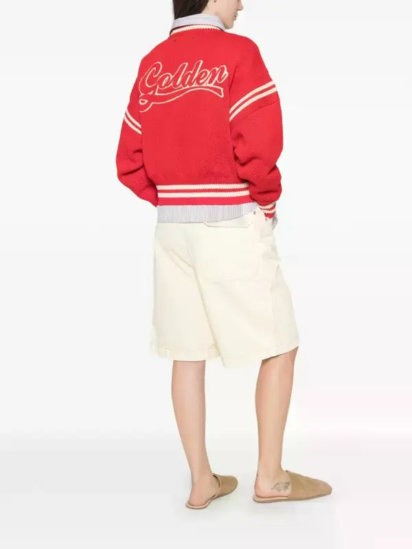 GOLDEN GOOSE Long Sleeve Round Neck Sweater