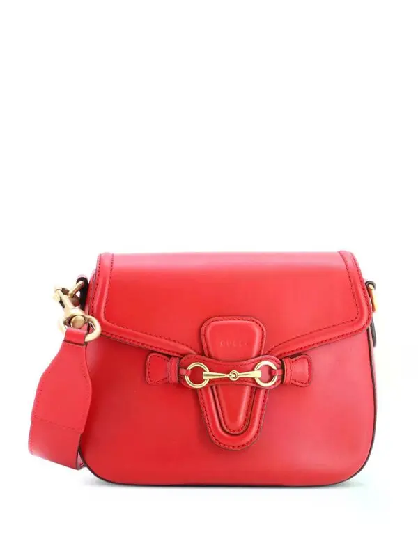 Gucci Lady Web Leather Medium Shoulder Bag