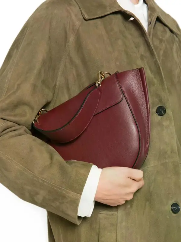 WANDLER Small Hortensia Leather Tote Bag - Red