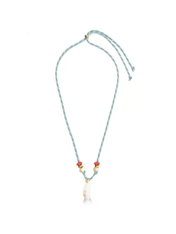 Flowze Shell Pendant Necklace - Blue