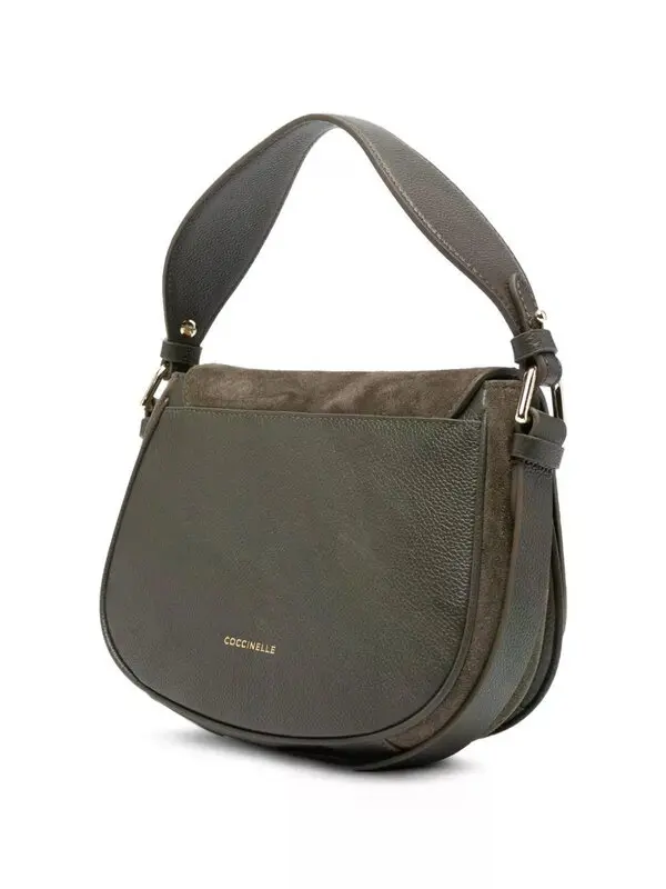 COCCINELLE Suede Shoulder Bag - Grey