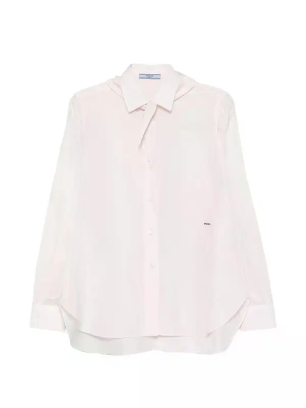 Prada Embroidered Shirt - Pink