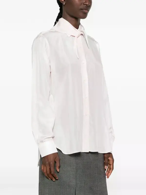 Prada Embroidered Shirt - Pink