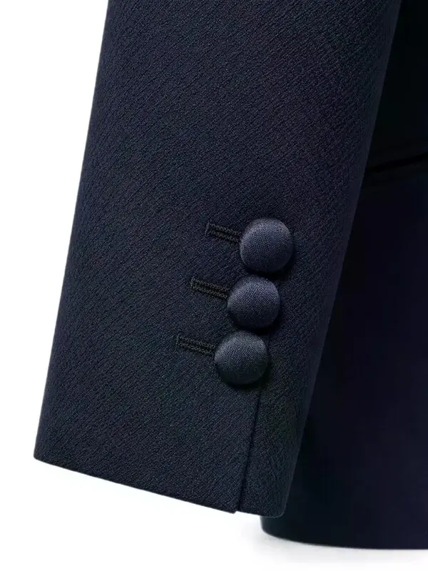 RAMON SANJURJO Textured-finish Peak-lapel Suit