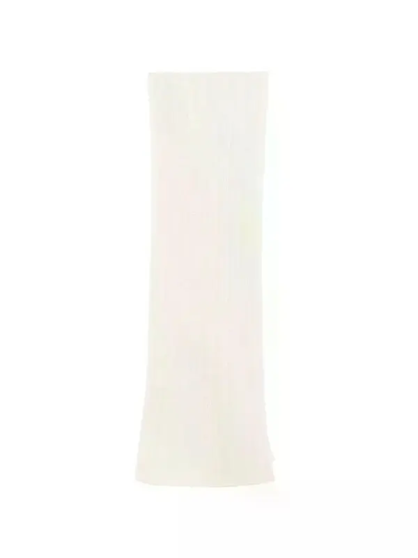 Liviana Conti Ribbed-knit Scarf - Neutrals