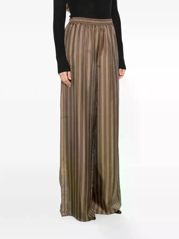 Max Mara Striped Wide-leg Trousers