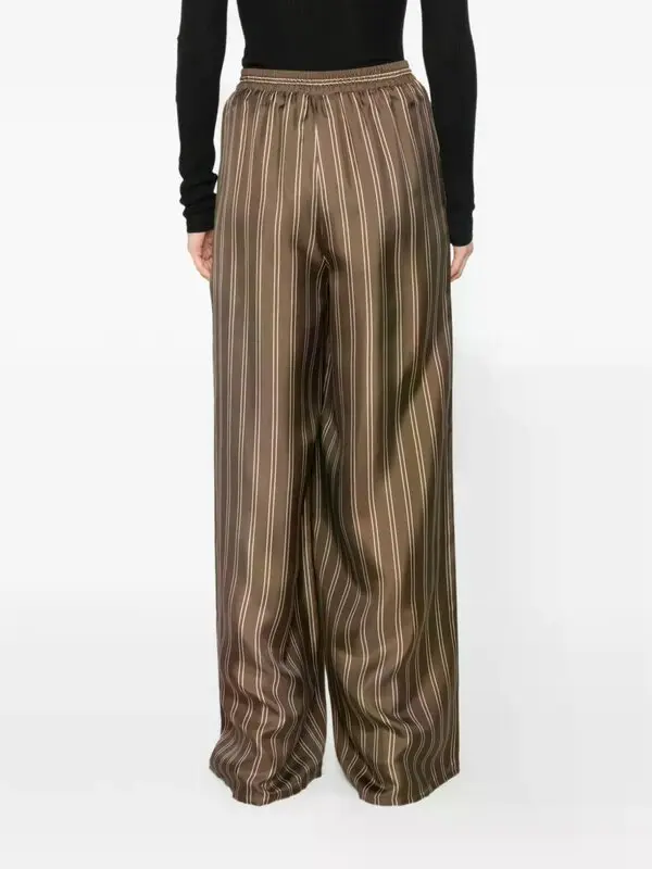 Max Mara Striped Wide-leg Trousers