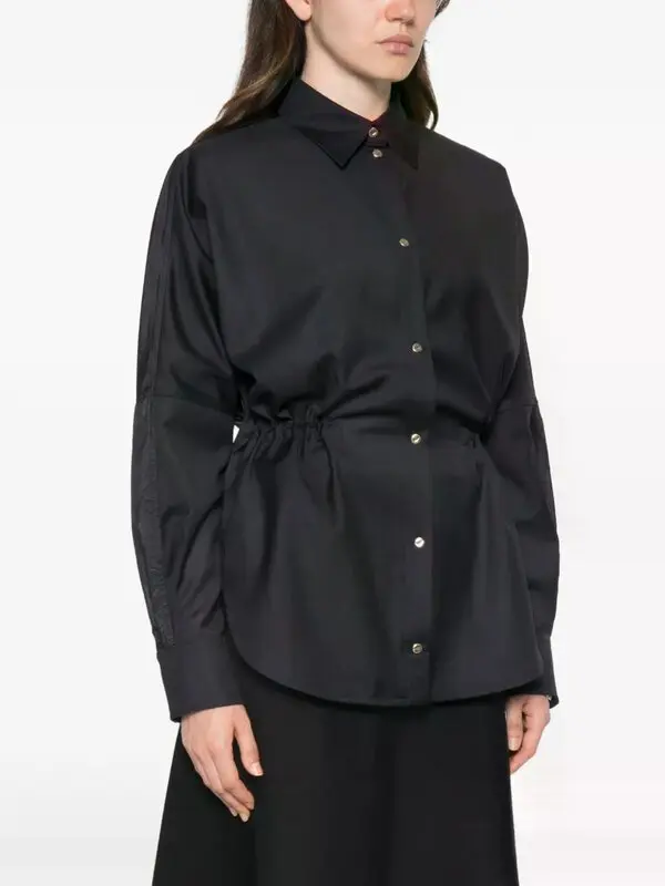 Moncler Drawstring Waist Shirt - Blue