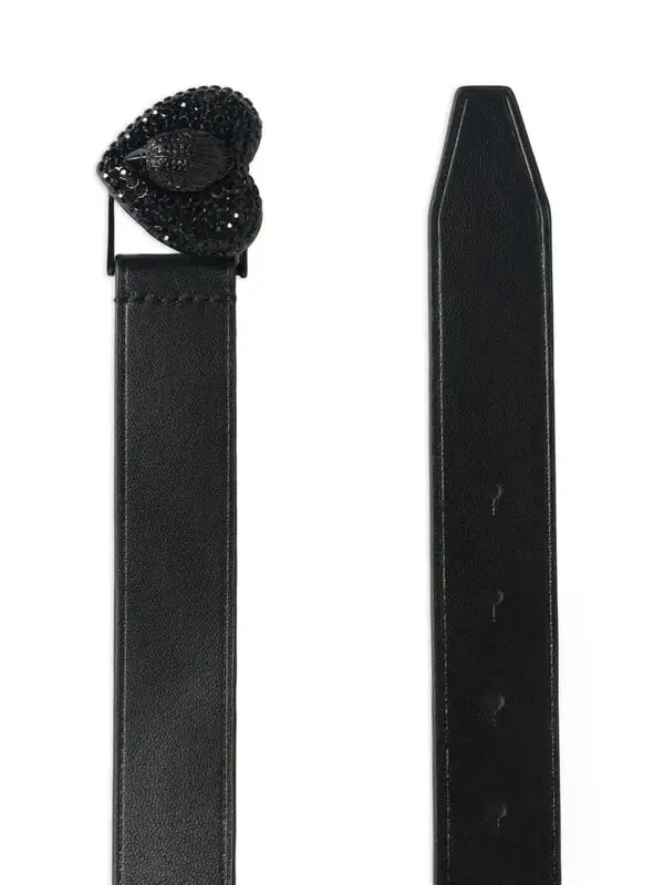 Kurt Geiger Eagle Heart Crystal-embellished Belt