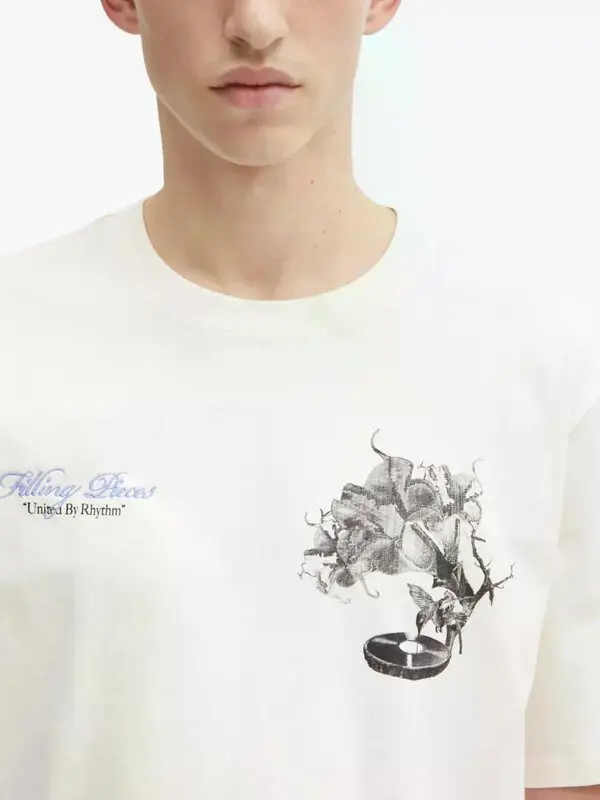 Filling Pieces Graphic-print Crew-neck T-shirt