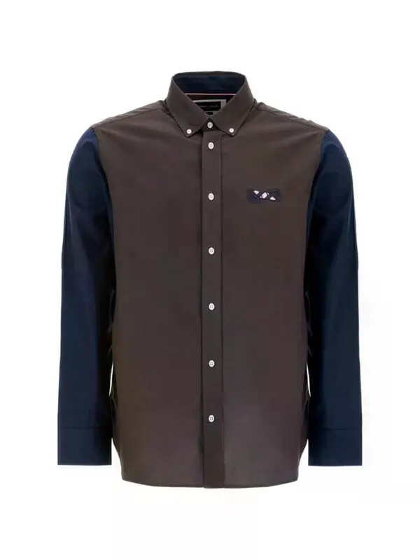EDEN PARK Colourblock Button-down Shirt