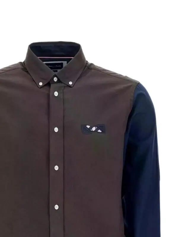 EDEN PARK Colourblock Button-down Shirt