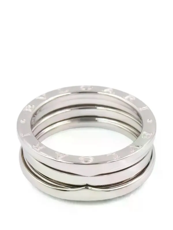 BVLGARI B.zero1 Three-band Ring In White Gold - Silver