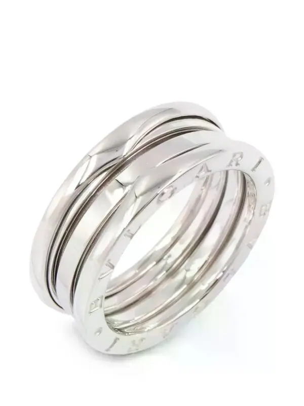 BVLGARI B.zero1 Three-band Ring In White Gold - Silver