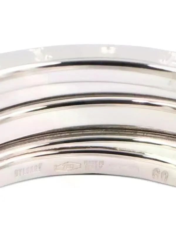 BVLGARI B.zero1 Three-band Ring In White Gold - Silver