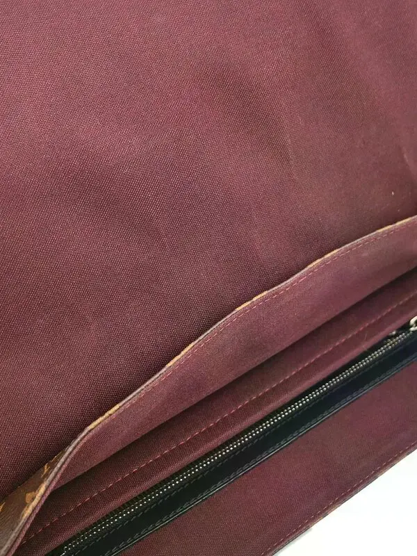 LOUIS VUITTON Monogram Macassar Clarence Shoulder Bag