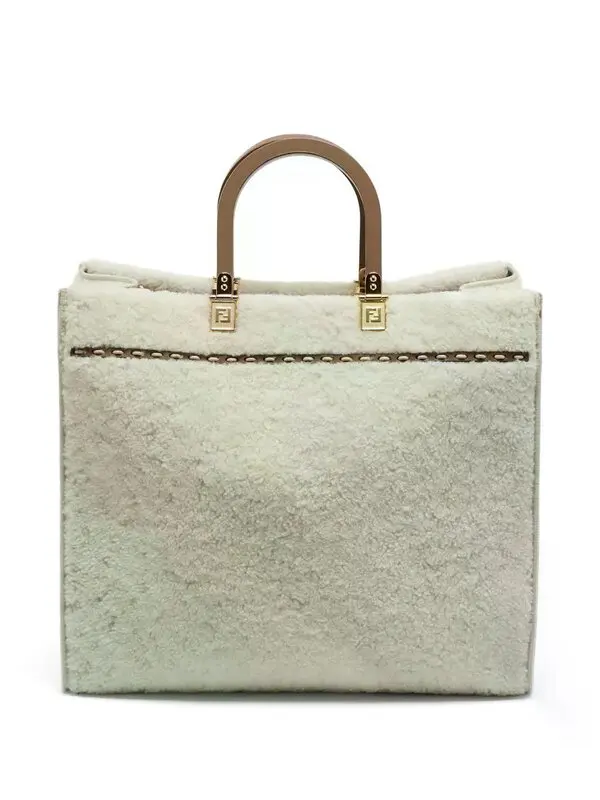 Fendi Medium Sunshine Shearling Tote Bag