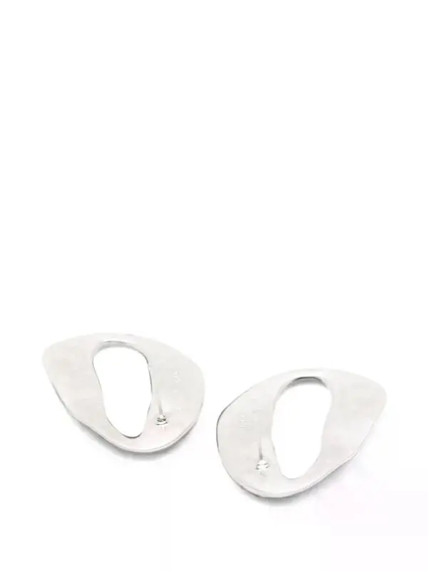 Cult Gaia Hammered-effect Cut-out Earrings