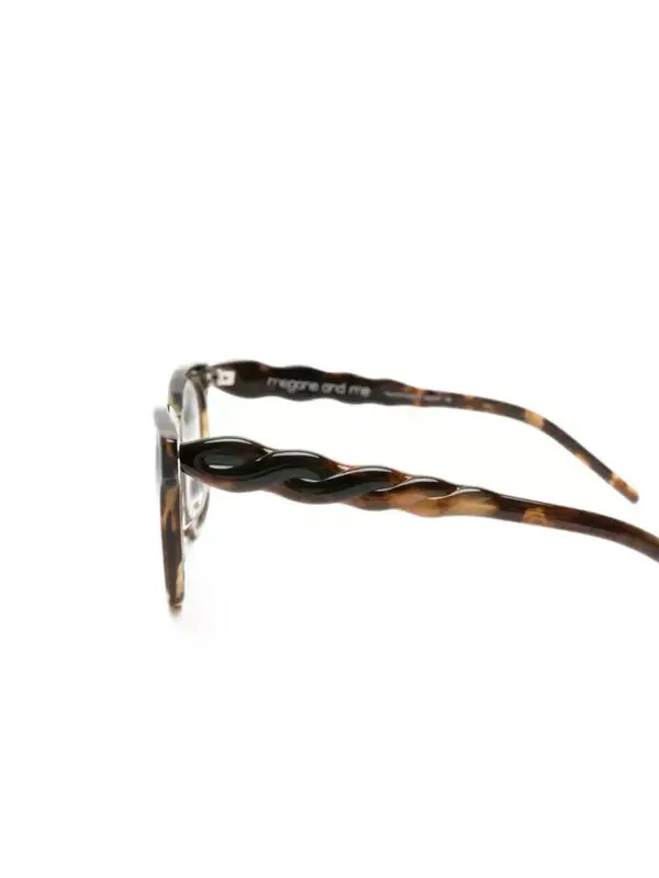 MEGANE AND ME Olive Tortoiseshell-effect Sunglasses