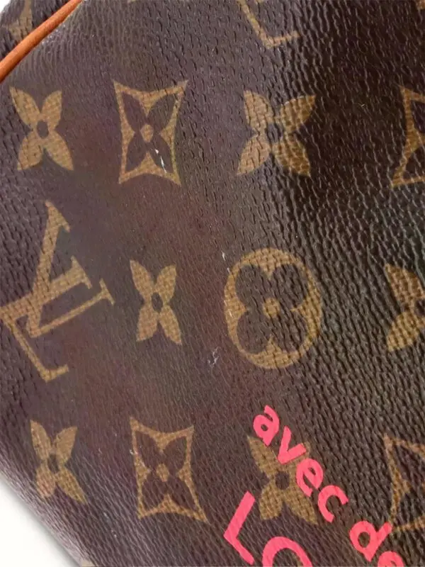 LOUIS VUITTON Speedy Handbag Limited Edition V Monogram Canvas 30 Satchel