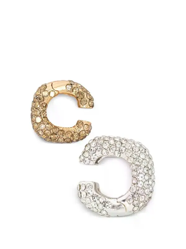 Cult Gaia Solene Crystal-embellished Ear Cuffs