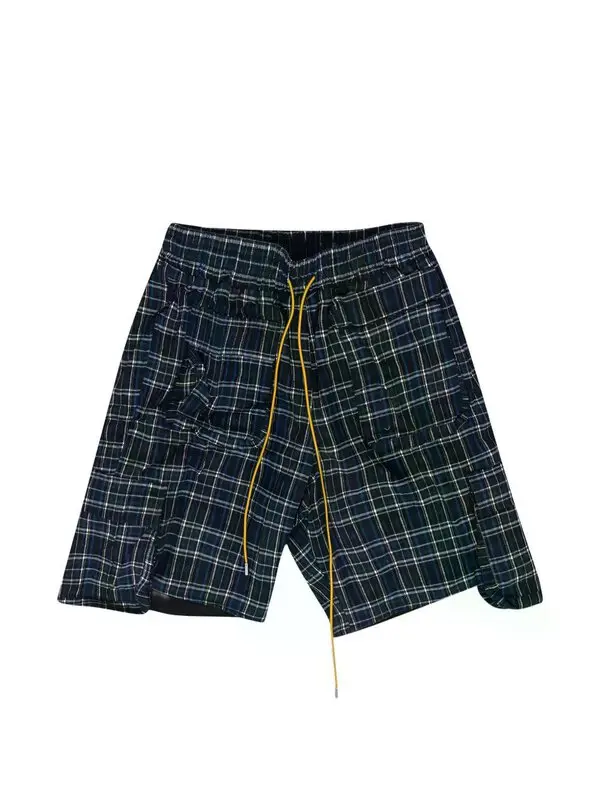 Rhude Plaid Drawstring Shorts