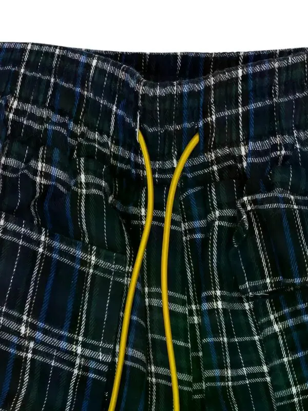 Rhude Plaid Drawstring Shorts