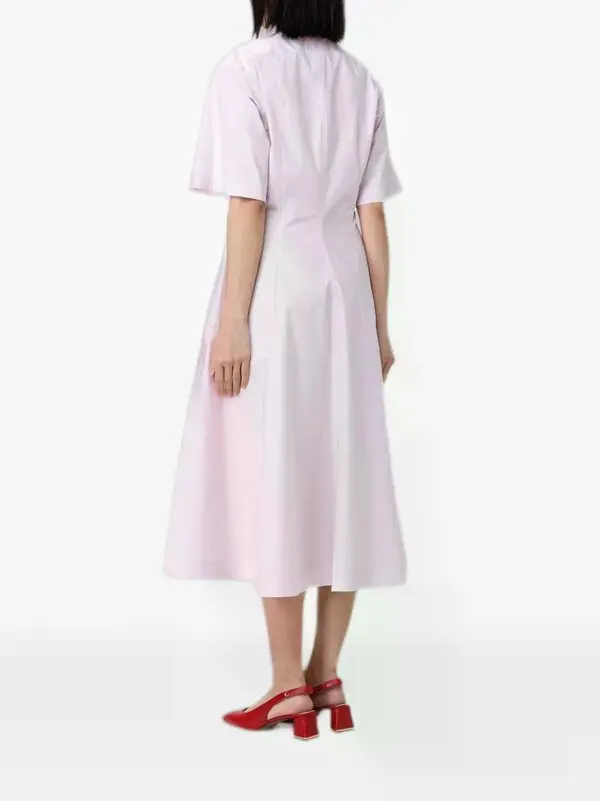 Moschino Midi Bow Detail Shirt Dress