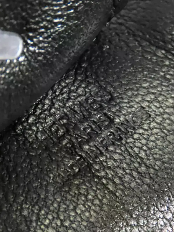 Hermès Milo Lambskin Grigri Rodeo Bag Charm Pm - Black