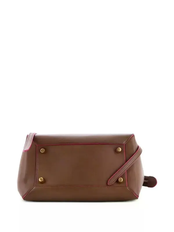 Celine Belt Bag Mini Satchel In Calfskin - Brown