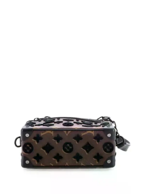 LOUIS VUITTON Soft Trunk Monogram Tuffetage Canvas Mini Crossbody Bag - Black
