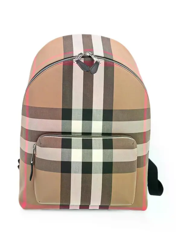 Burberry Check Backpack - Neutrals