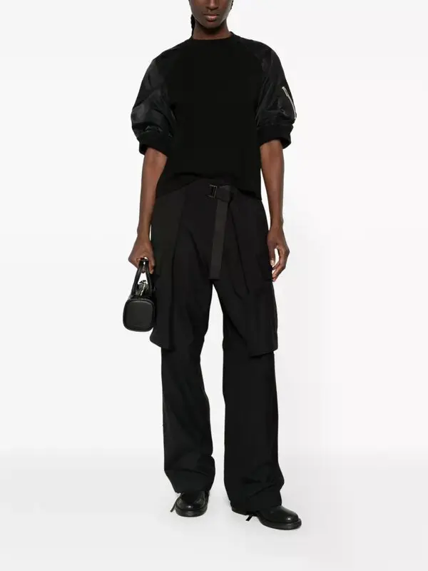 Sacai Belted Cargo Pants - Black