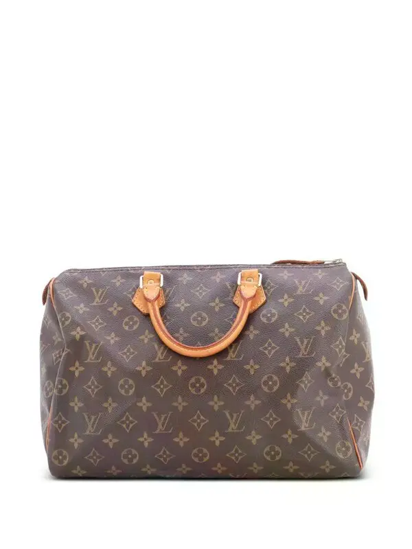 LOUIS VUITTON Monogram Canvas Speedy 35 Satchel