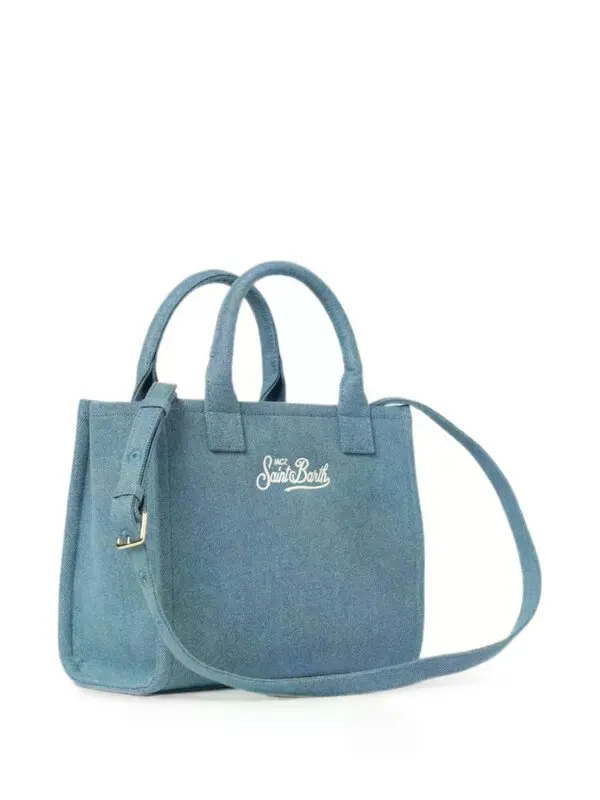 MC2 SAINT BARTH Logo Embroidered Vanity Tote Bag