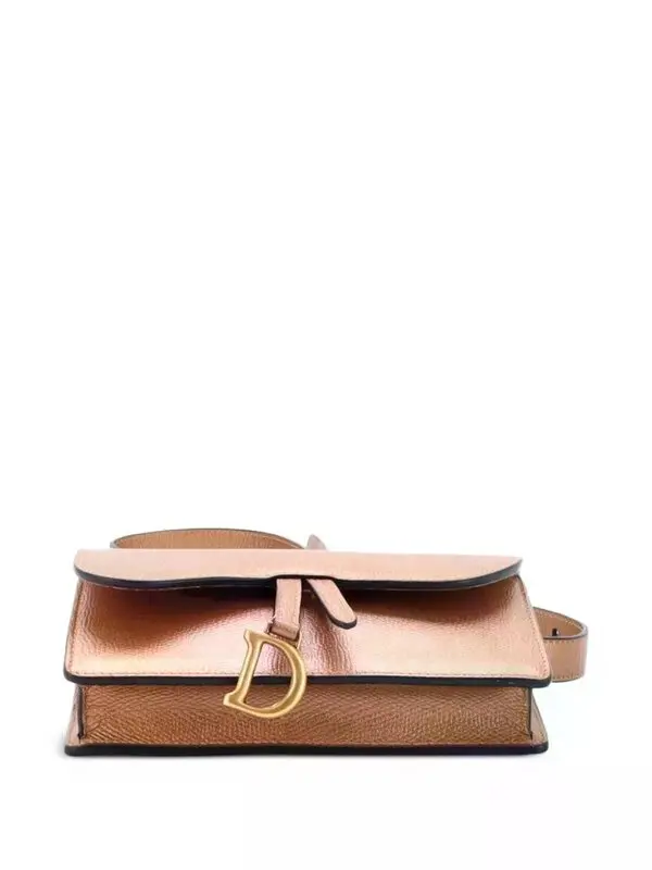 Dior Saddle Rectangular Leather Belt Bag