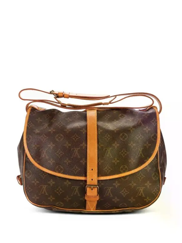 LOUIS VUITTON Saumur Gm Monogram Canvas Crossbody Bag
