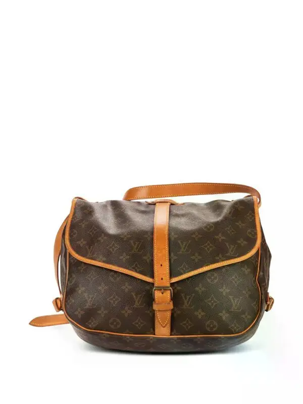 LOUIS VUITTON Saumur Gm Monogram Canvas Crossbody Bag