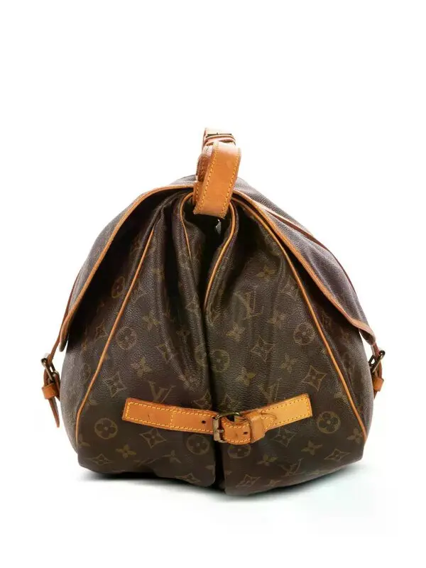 LOUIS VUITTON Saumur Gm Monogram Canvas Crossbody Bag